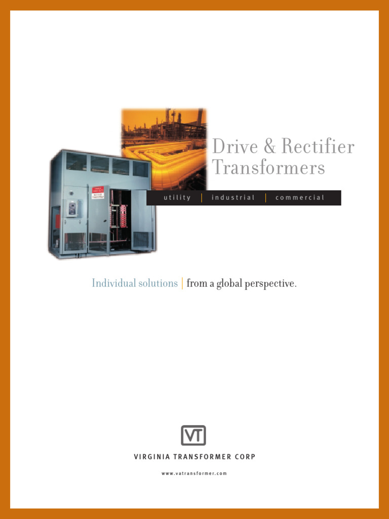 Drive & Rectifier Transformers | PDF | Transformer | Inductor