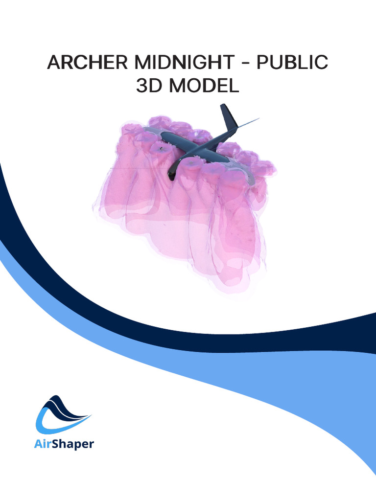 Archer Midnight - Public 3d Model Report | PDF | Drag (Physics) | Force