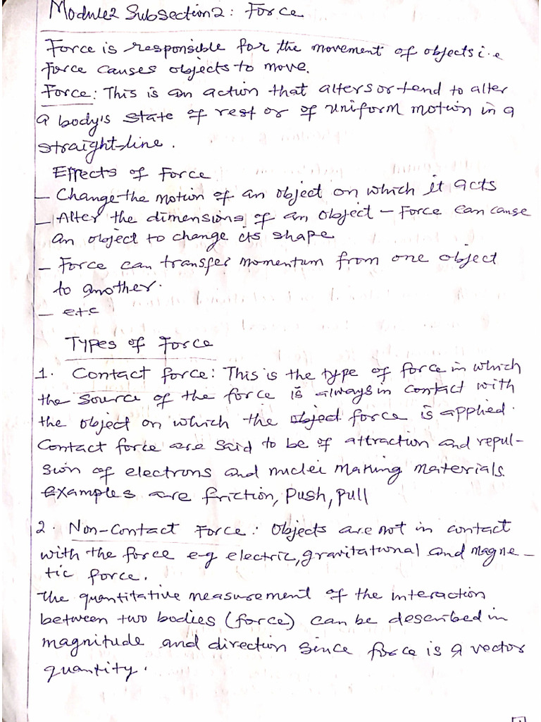 Module 2, Subsection 2-ForCE | PDF