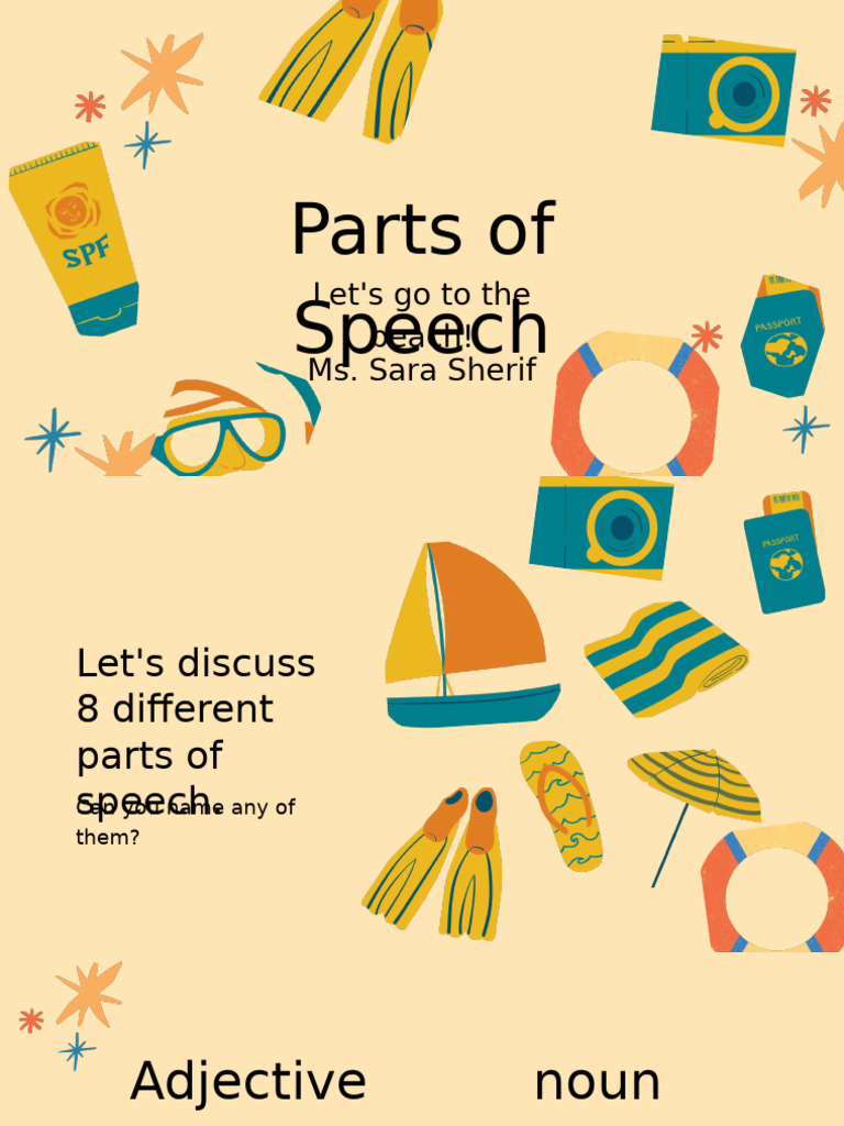 Parts of Speech Overview Presentation | PDF
