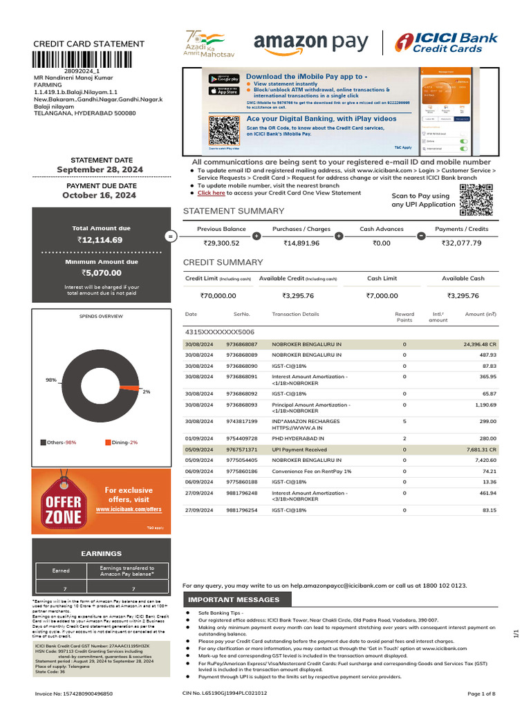 2025 05 3 12 40 43 Passbookstmt - 1741158643556 | PDF | Credit Card ...