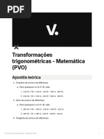 Formulas de Prostaferese O Baricentro Da | PDF | Trigonometria ...