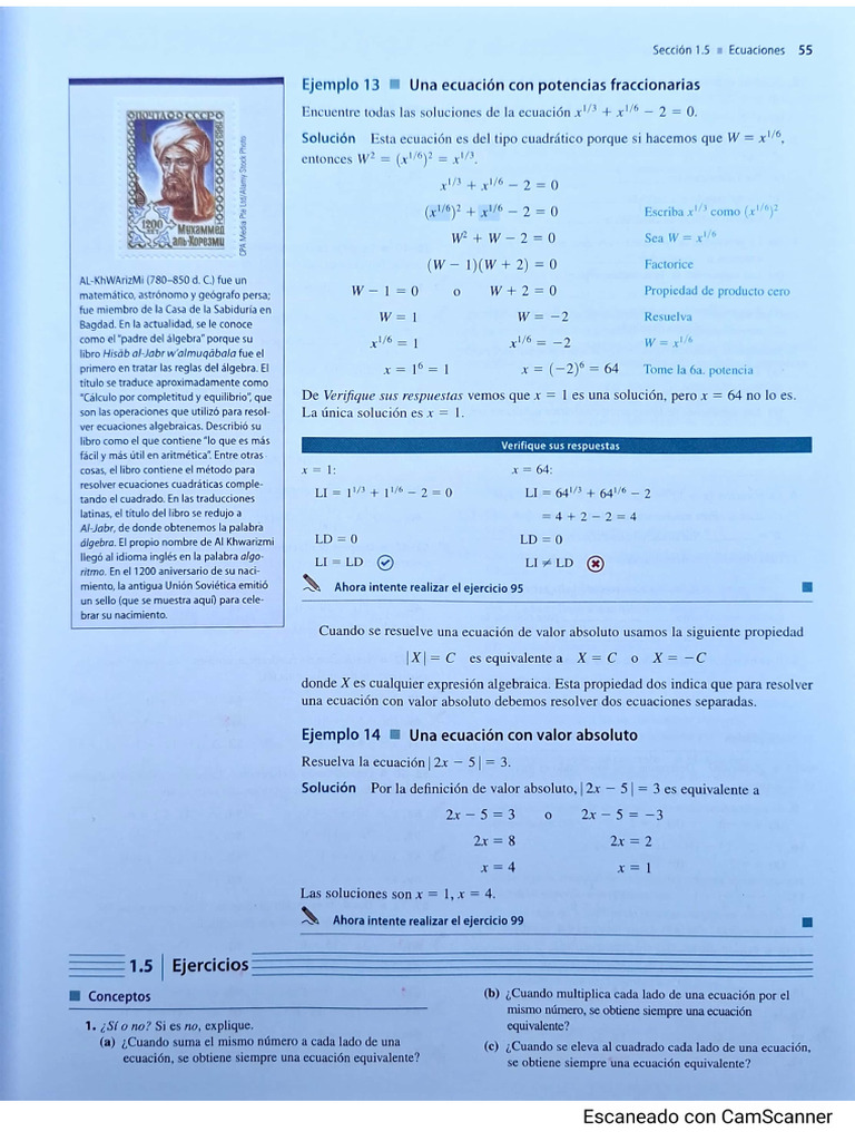 precalculo ejercicios | PDF