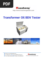 Transformer Oil BDV Test | PDF | Transformer | Electrical Breakdown