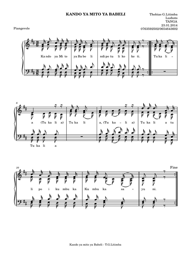 Kando Ya Mito Ya Babeli | PDF