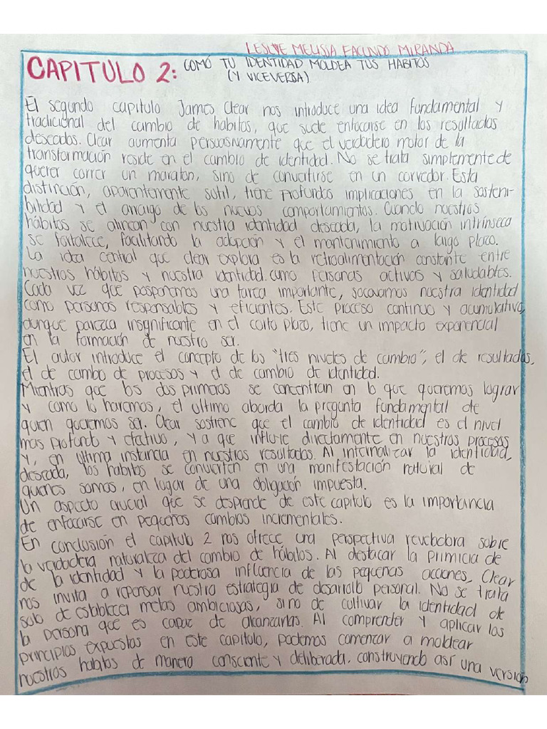 Facundo Miranda Leslye. Capítulo 2 | PDF