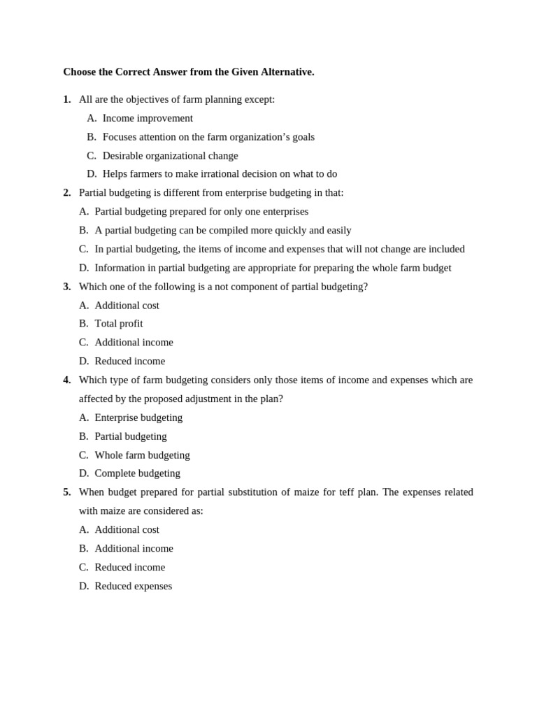 Farm Management Work Sheet | PDF | Depreciation | Valuation (Finance)