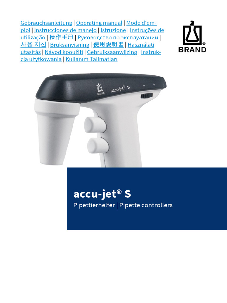 Accu Jet S Brand | PDF | Occupational Safety And Health | Pollution