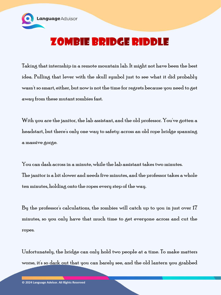 Zombie Bridge Riddle | PDF