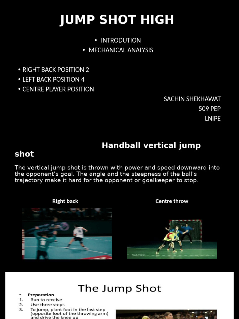Handball Jump Shot High | PDF