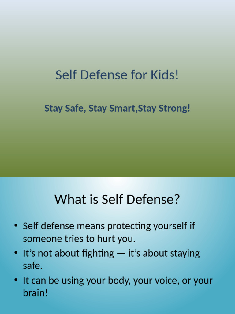 Self Defense | PDF