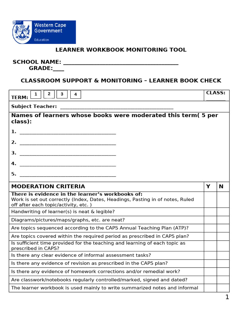 Learner Book Monitoring Tool | PDF | Learning | Intelligence