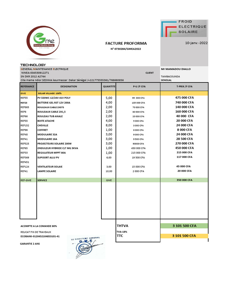 Gme-Home-Tamba - Solaire | PDF