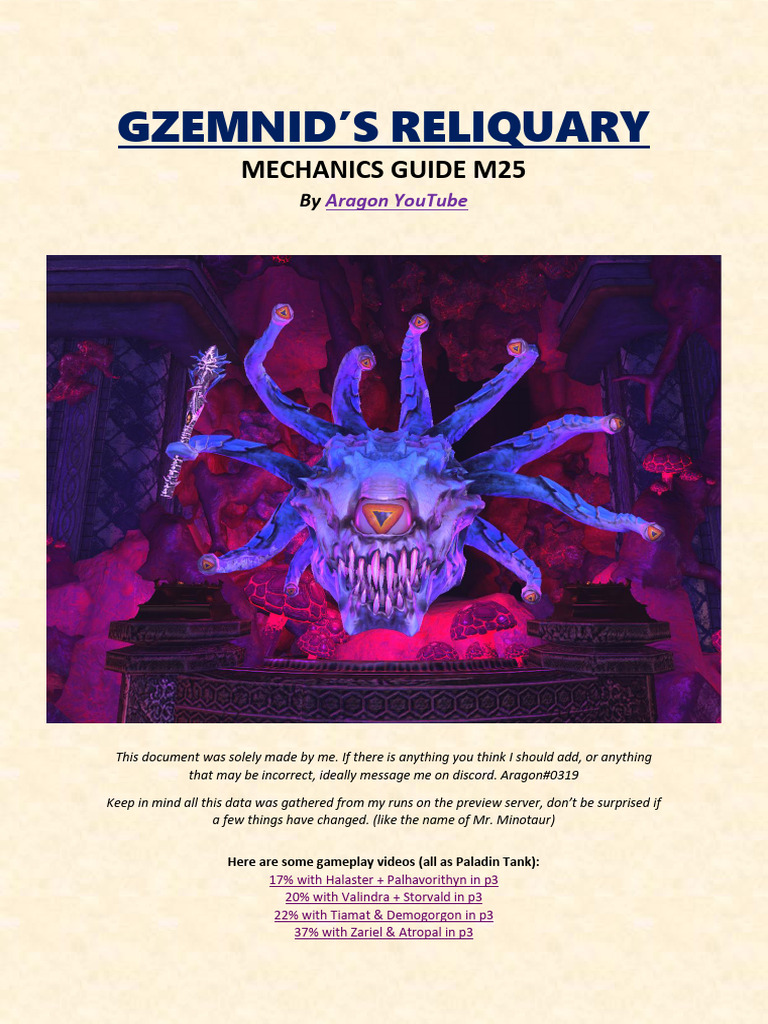 M25 Trial Mechanics & Guide by Aragon YouTube+ | PDF