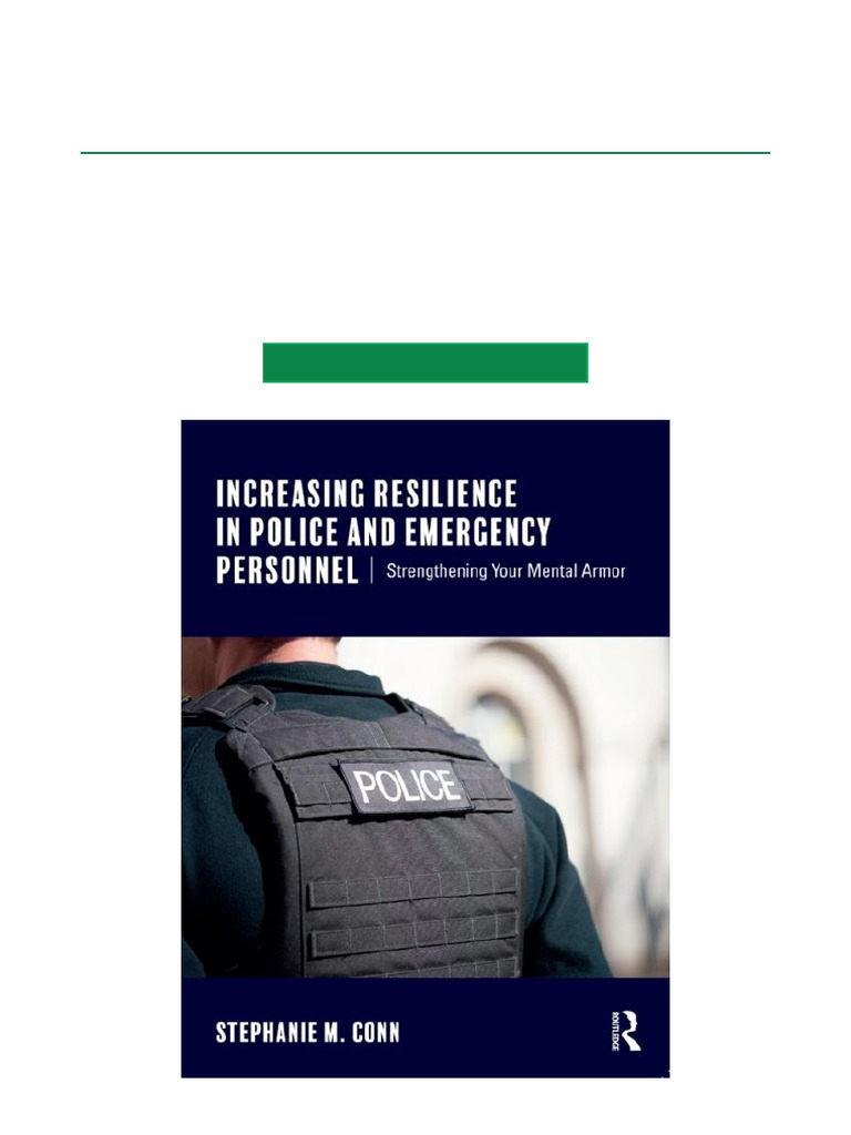 Resilience Strategies for Police Personnel | PDF | Psychological ...