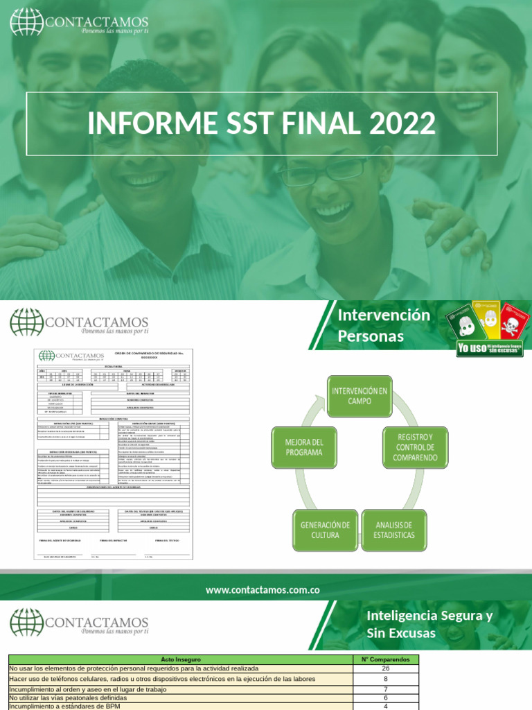 Informe SST Octubre | PDF