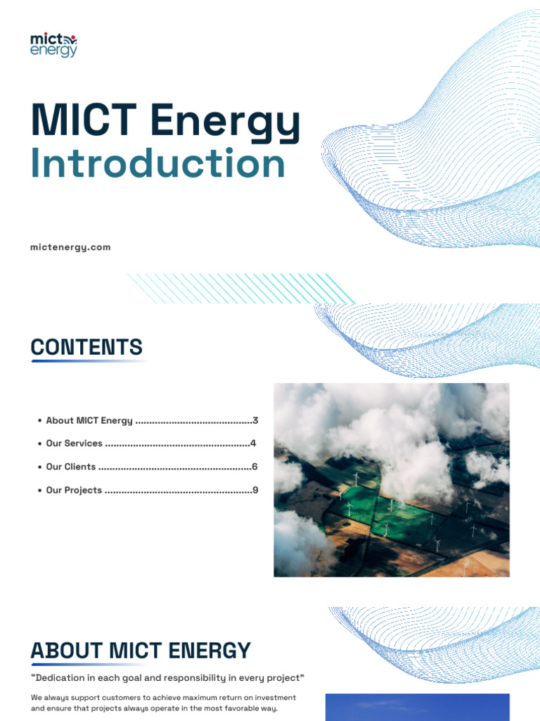 MICT Energy Introduction | PDF | Photovoltaics | Solar Power