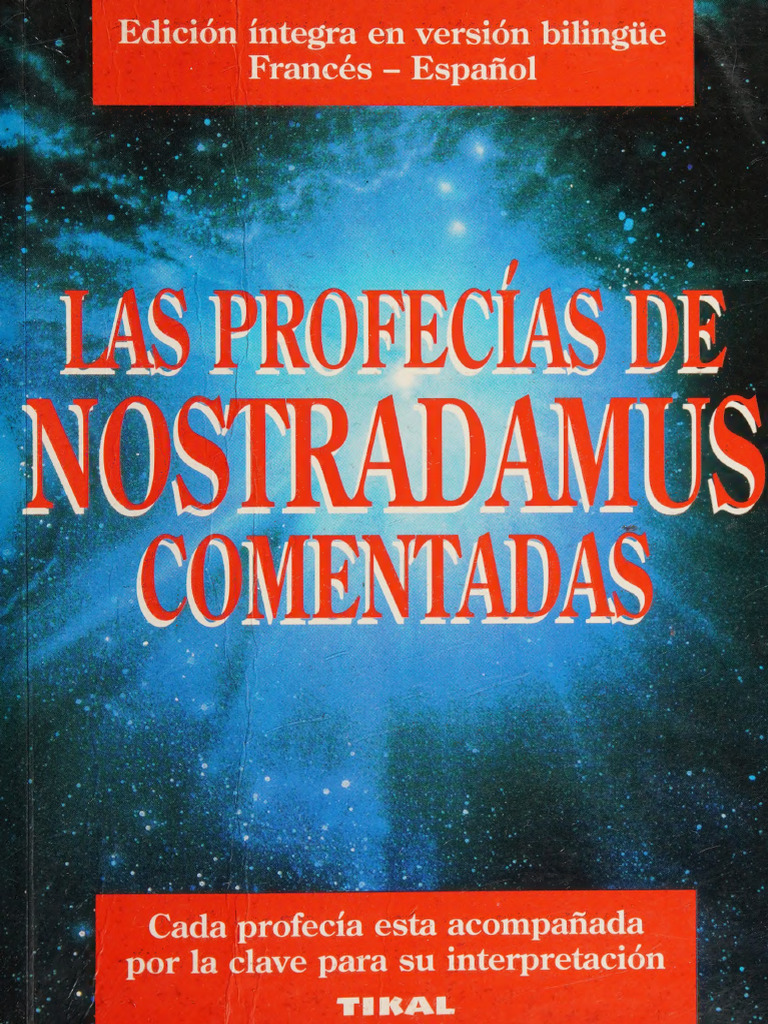 Las Profecías de Nostradamus Comentadas y Compañadas de Las Introducción | PDF | Nostradamus ...