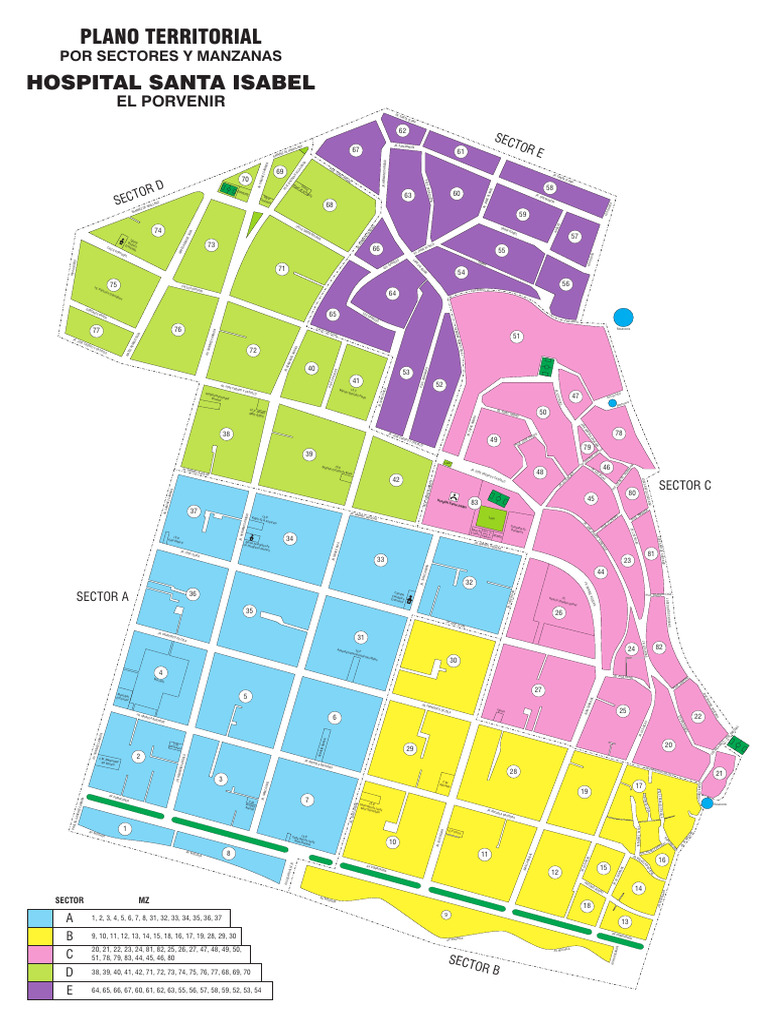 Plano Hospital Santa Isabel - El Porvenir | PDF