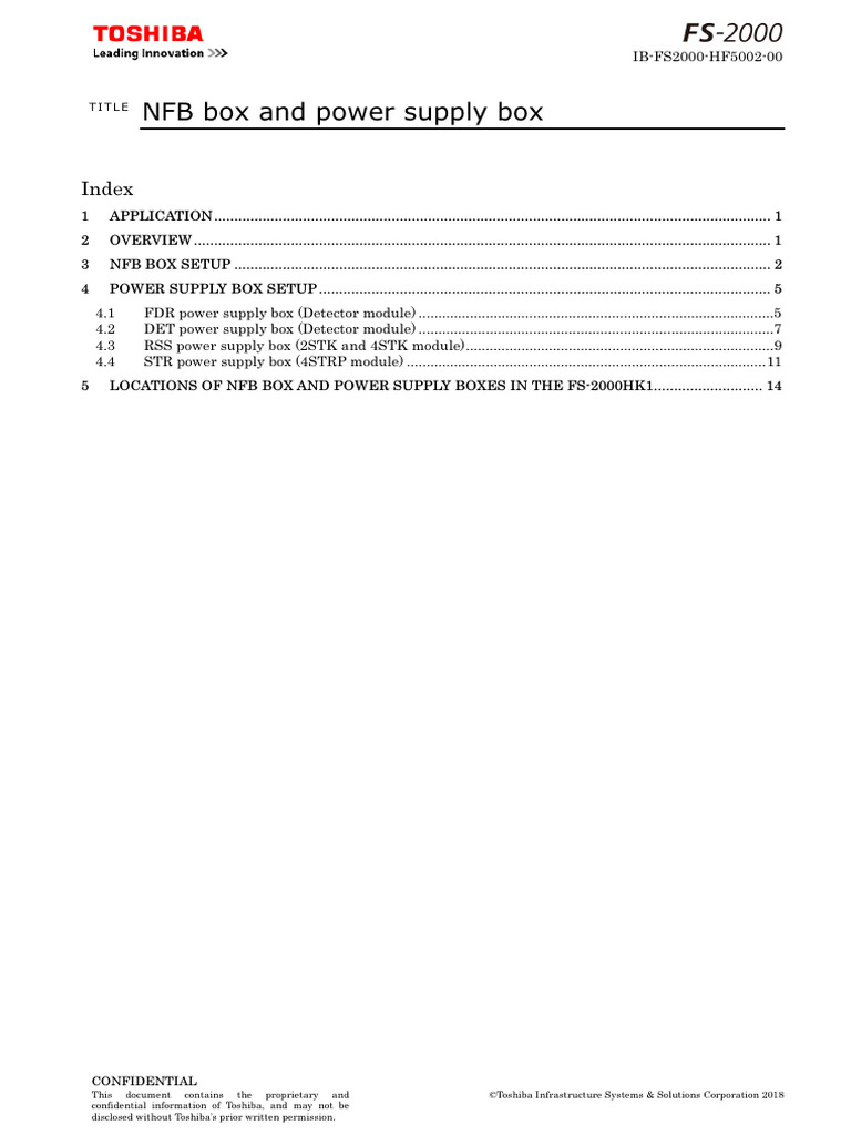 NFB and Power Supply Box Setup Guide | PDF | Power Supply | Mains ...