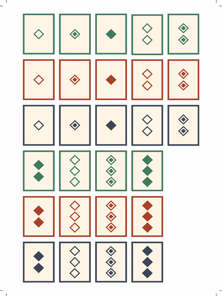 Sets Game | PDF