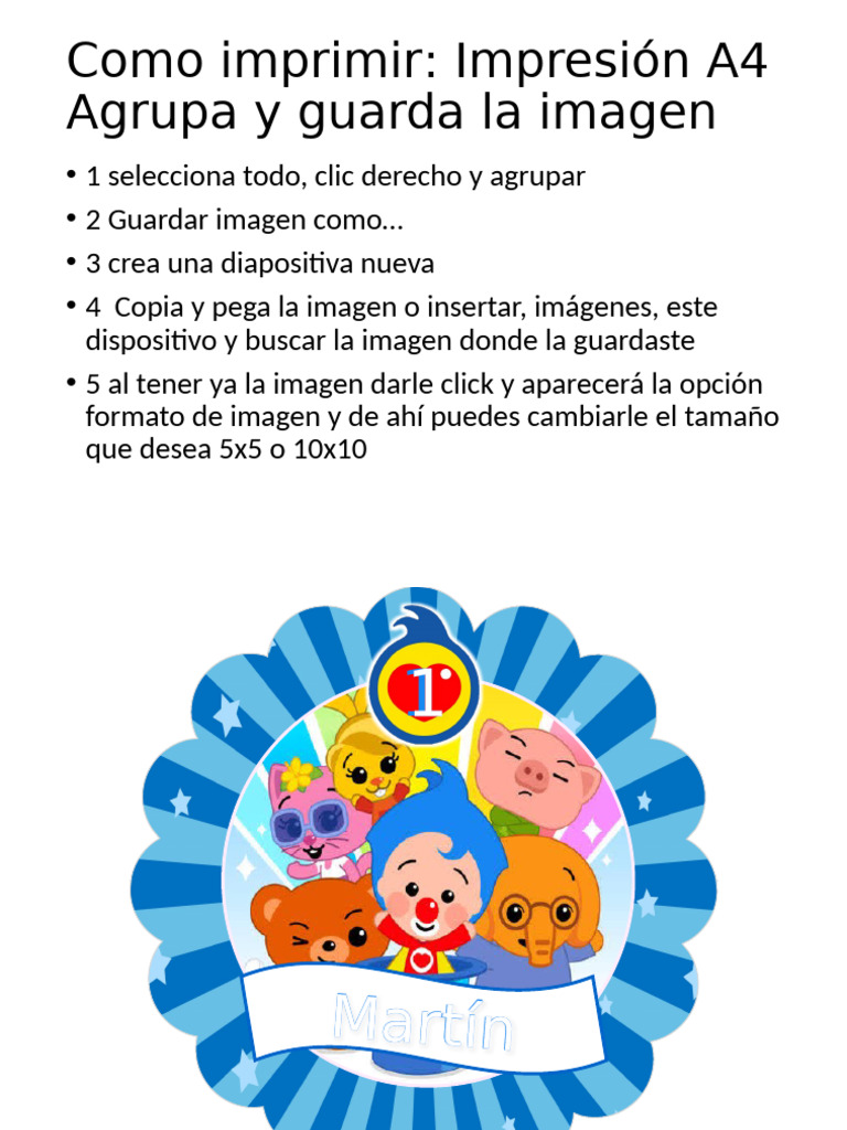 Stickers EDITABLE DE PLIM PLIM | PDF