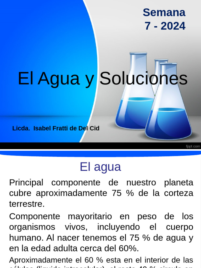 Semana 7 | PDF | Solubilidad | Agua