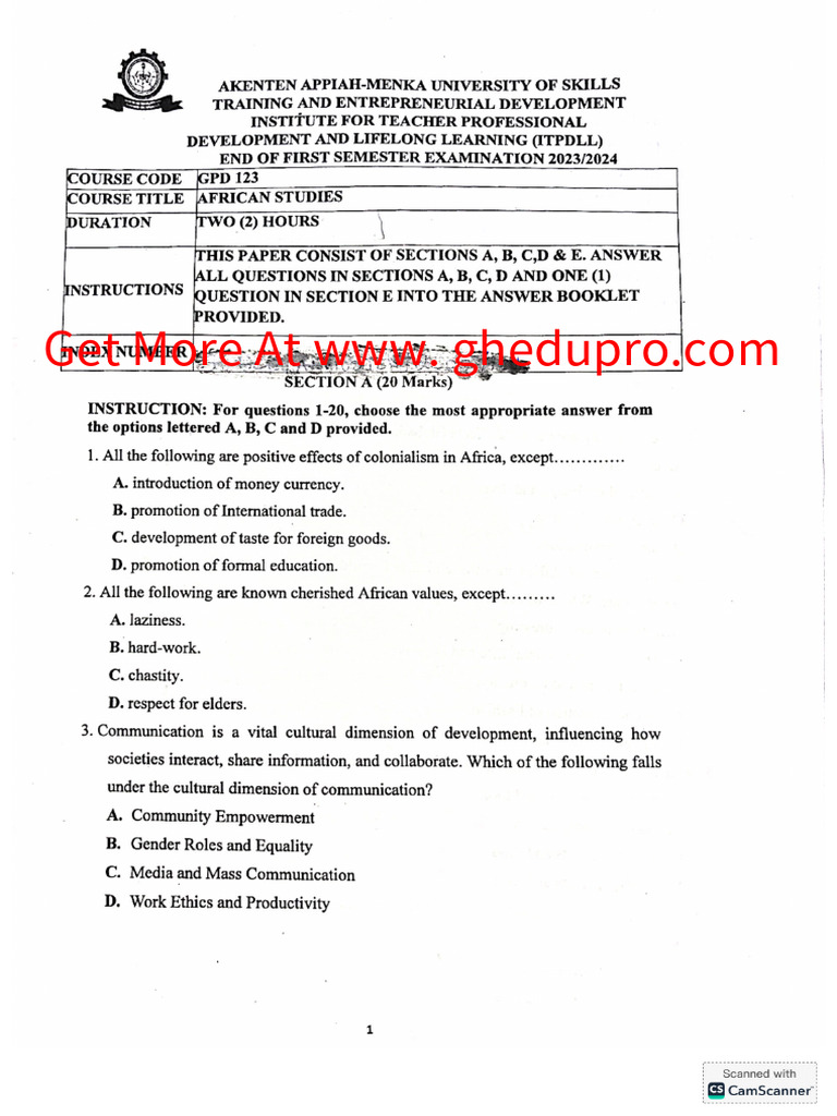 African Studies | PDF