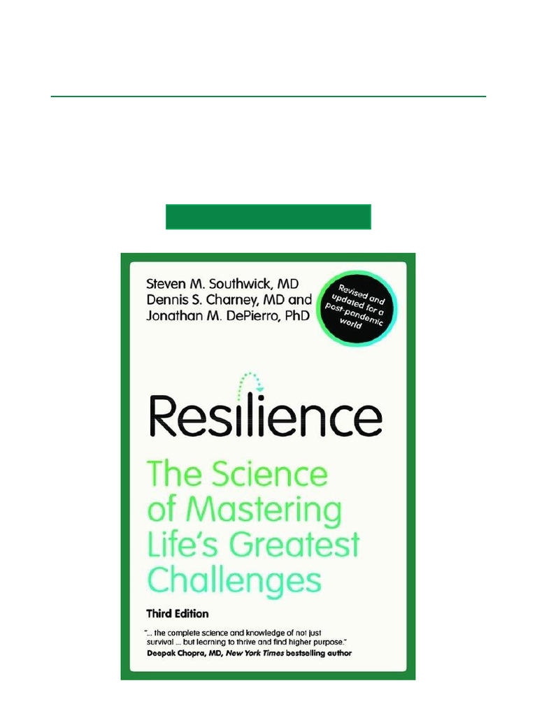 Mastering Life's Challenges: Resilience | PDF | Psychological ...