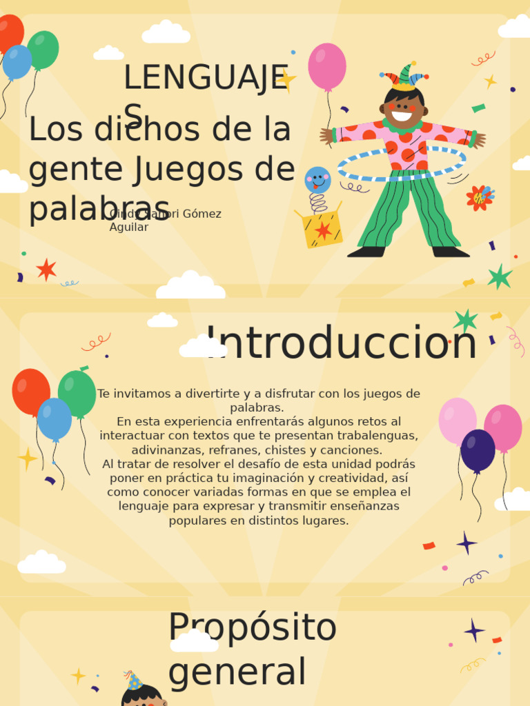 Juegos de Palabras y Refranes Divertidos | PDF | Canciones | Ritmo