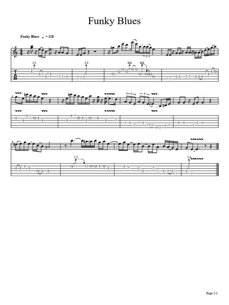 06 - Funky Blues | PDF