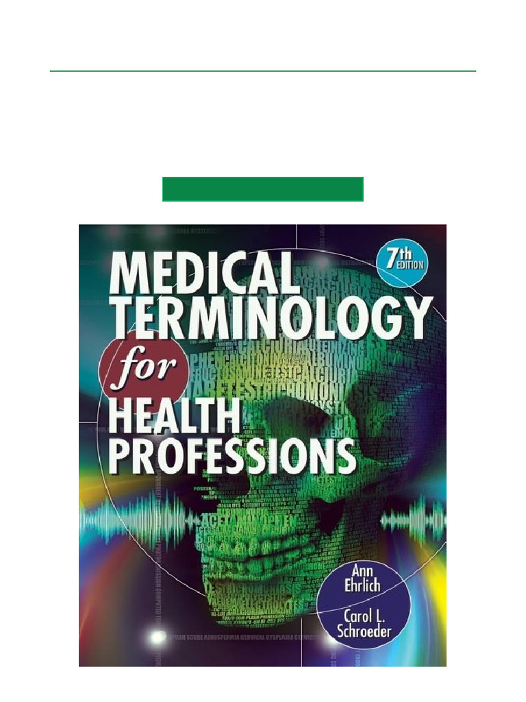 Medical Terminology For Health Professions, 7th Edition Complete Book ...