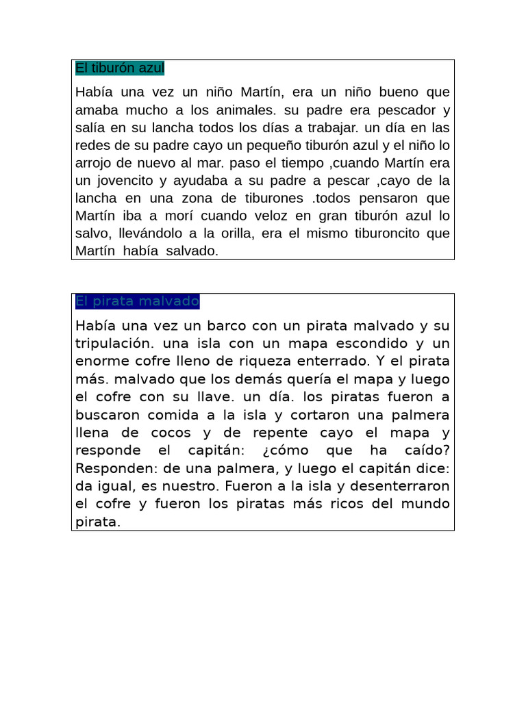 Habia Una Vez Un Niño | PDF