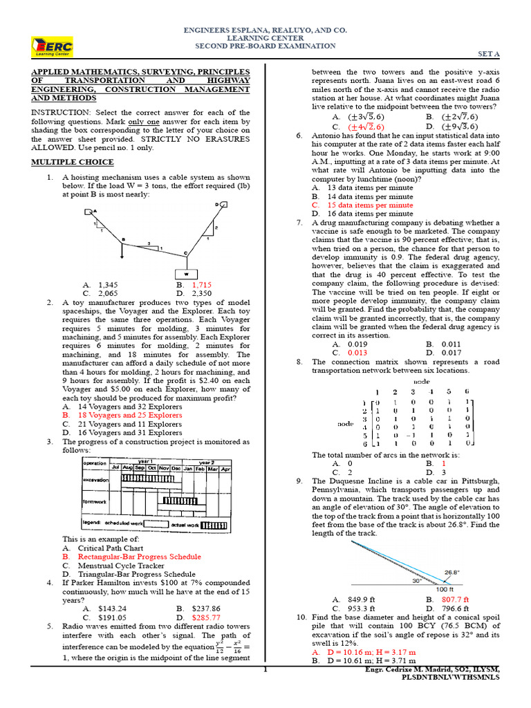 ANSKEY EERC APRIL 2025 MSTC Preboard 2 | PDF | Depreciation
