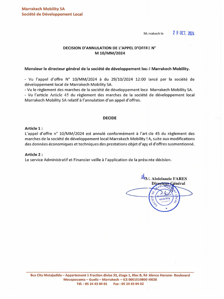 Decision D Annulation | PDF