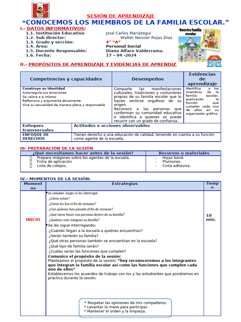 Familia Escolar | PDF | Escuelas | Aprendizaje