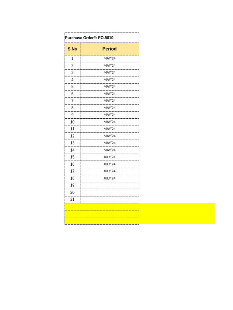 Orbital Time Sheet - May & July Backlogs | PDF