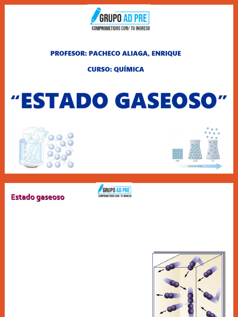 Tema - Estado Gaseoso - Química | PDF | Gases | Metrología