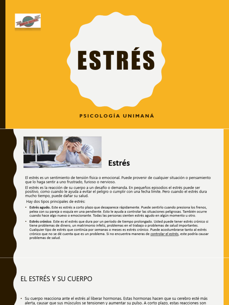 Estres 1 | PDF | Estrés (biología) | Sistema inmune