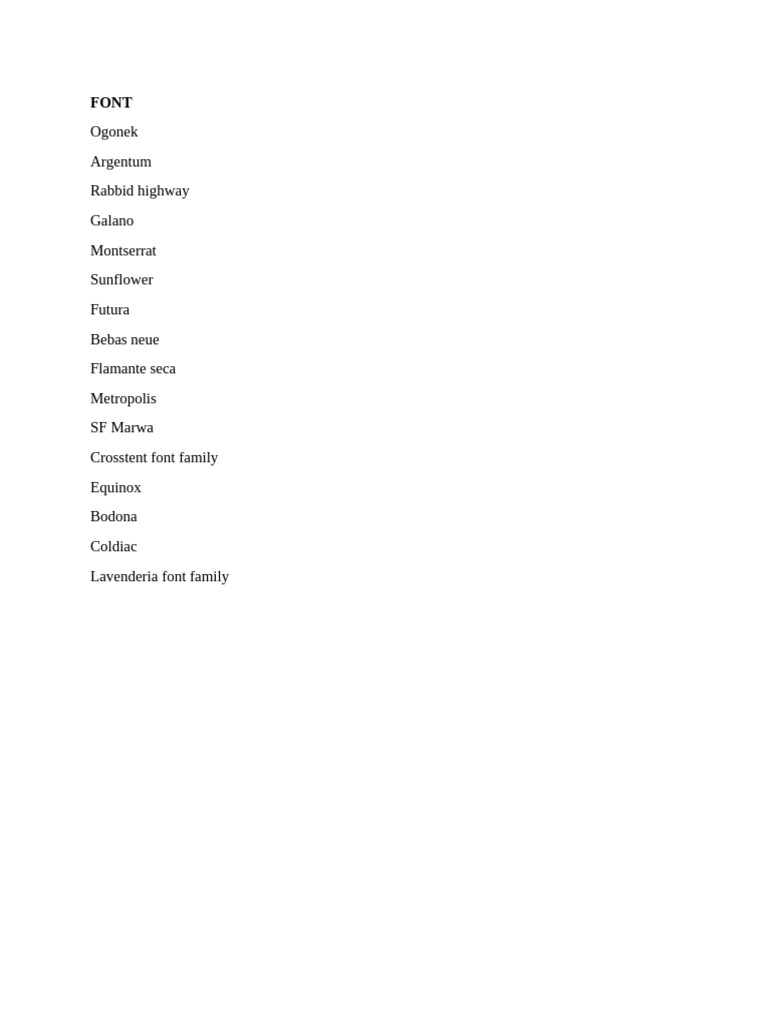 Font Bagus | PDF