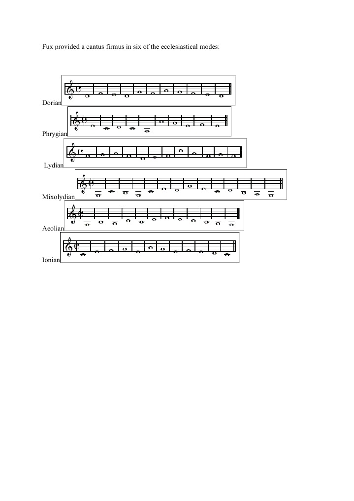 Cantus Firmus in Six | PDF