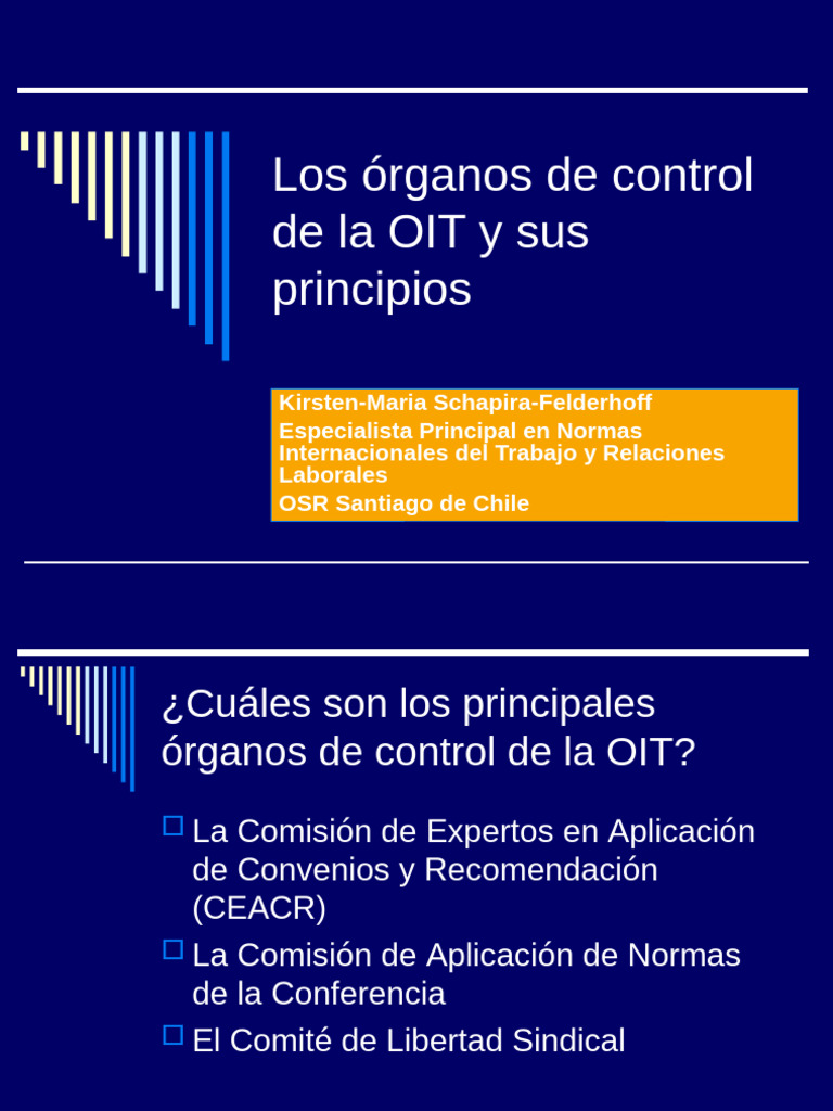 Organos de control OIT (1) | PDF | Organización Internacional del Trabajo | Justicia