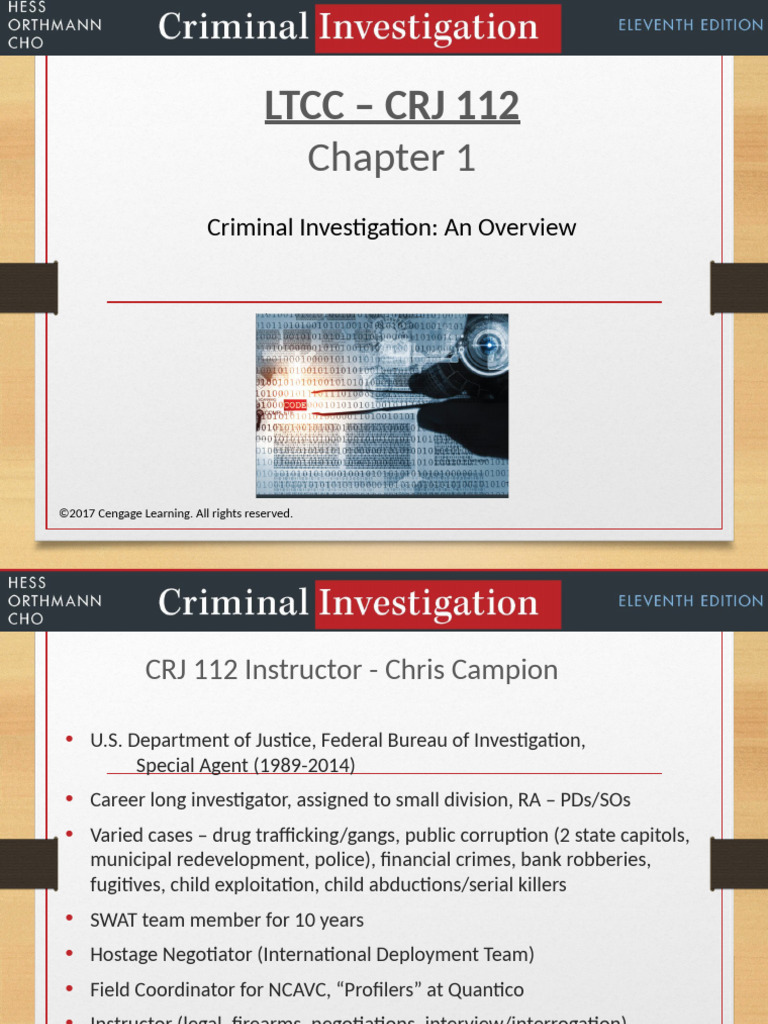 Chapter 1 Slides | PDF | Police | Emergency