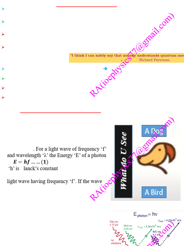 7photons and Matter Waves 10 | PDF | Quantum Mechanics | Photon