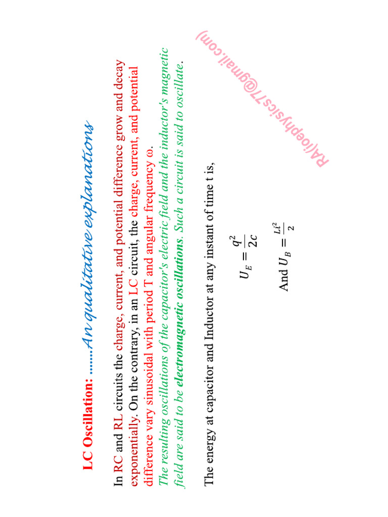 6.03 EM Oscillators | PDF