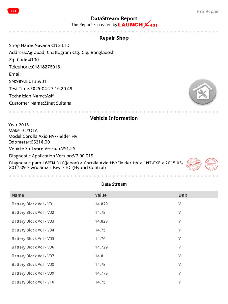TOYOTA DataStream 20250427162015 | PDF