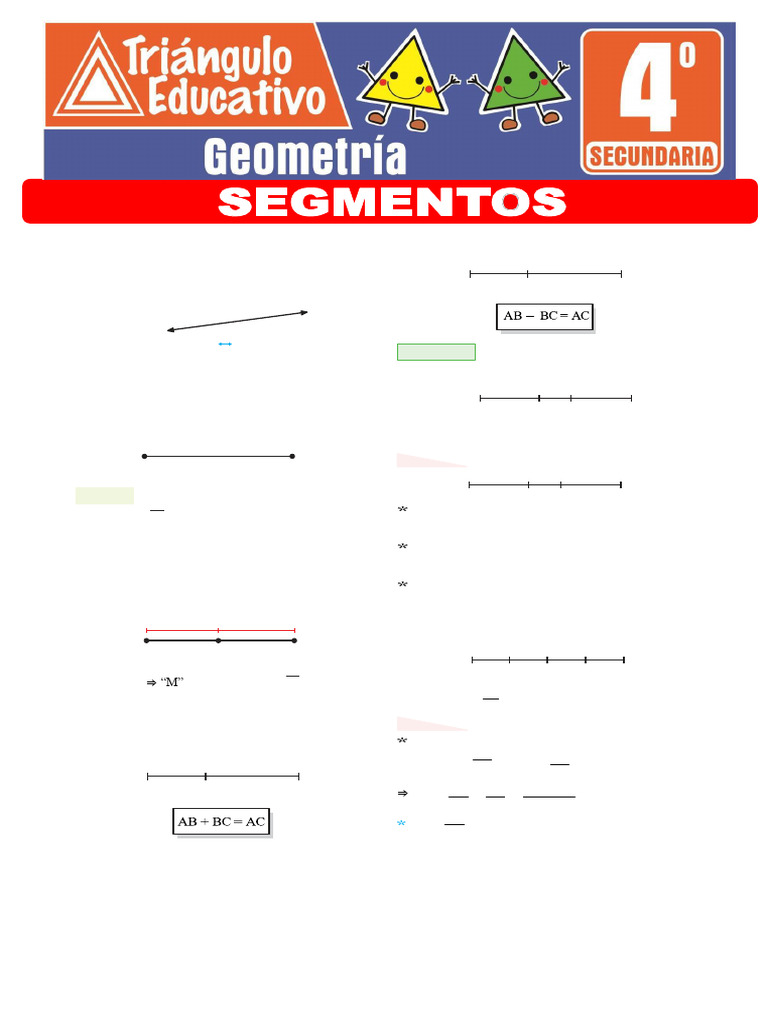 SEGMENTOS | PDF | Geometría | Geometría euclidiana