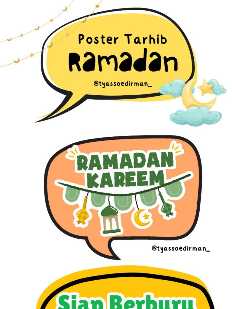 Poster Tarhib Ramadan - Tyas 2025 | PDF