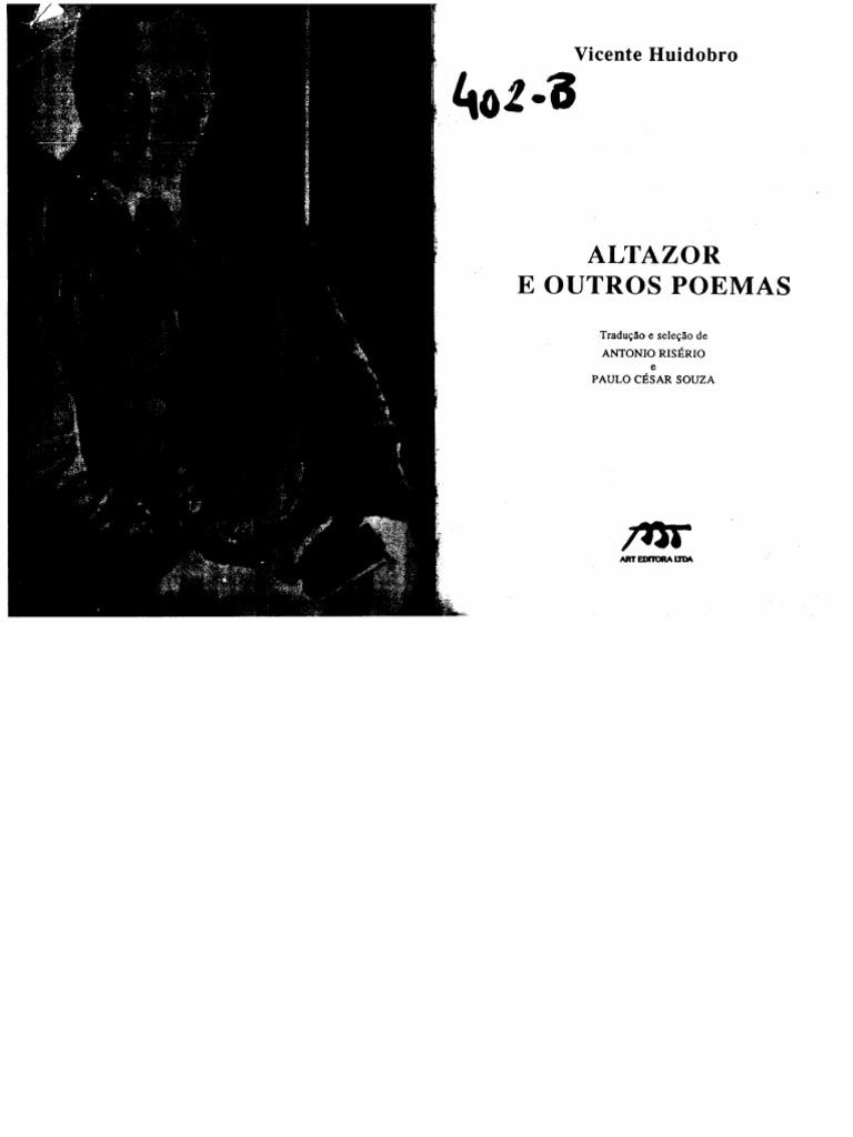 HUIDOBRO - Vicente - Altazor e Outros Poemas | PDF