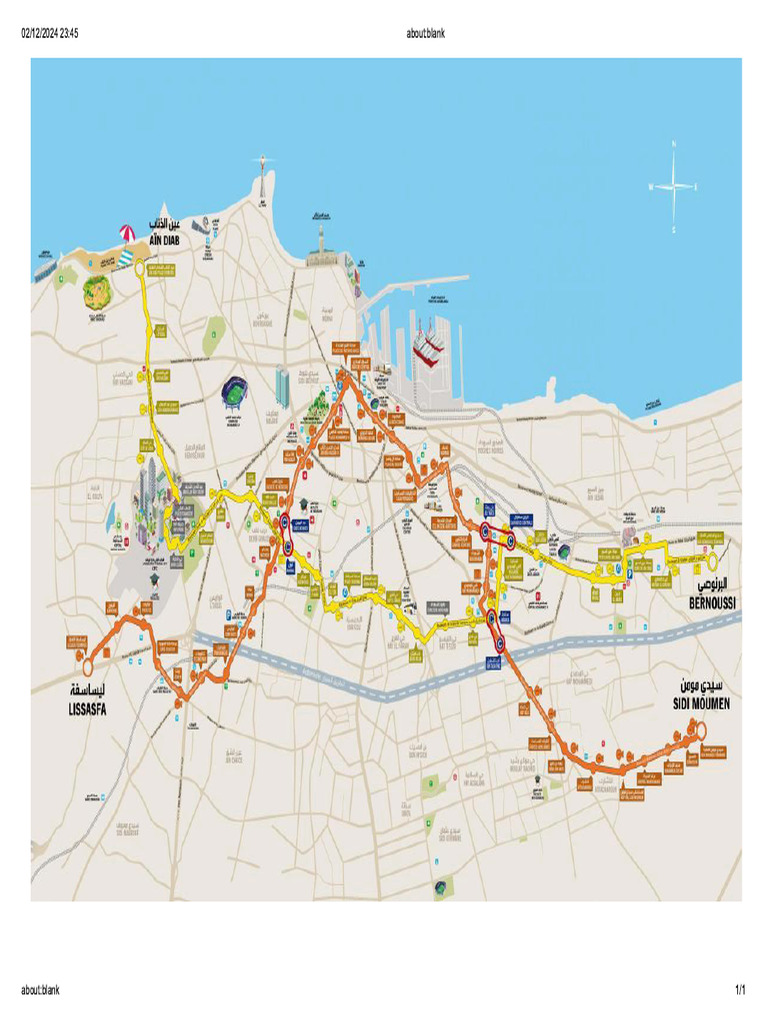 Plan Tramway Casablanca | PDF
